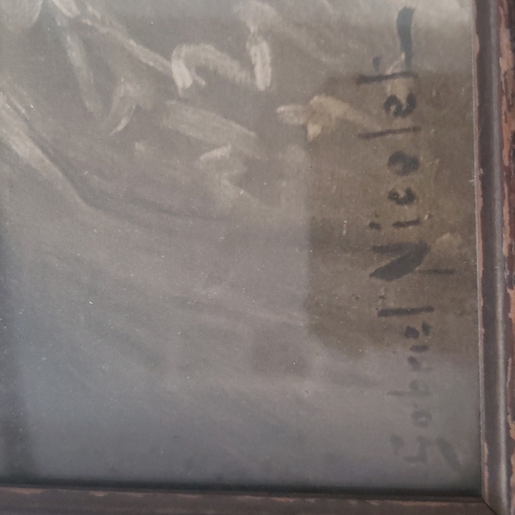 Gabriel Nicolet | Art | Hpantique Gabriel Nicolet Signed Painting ...